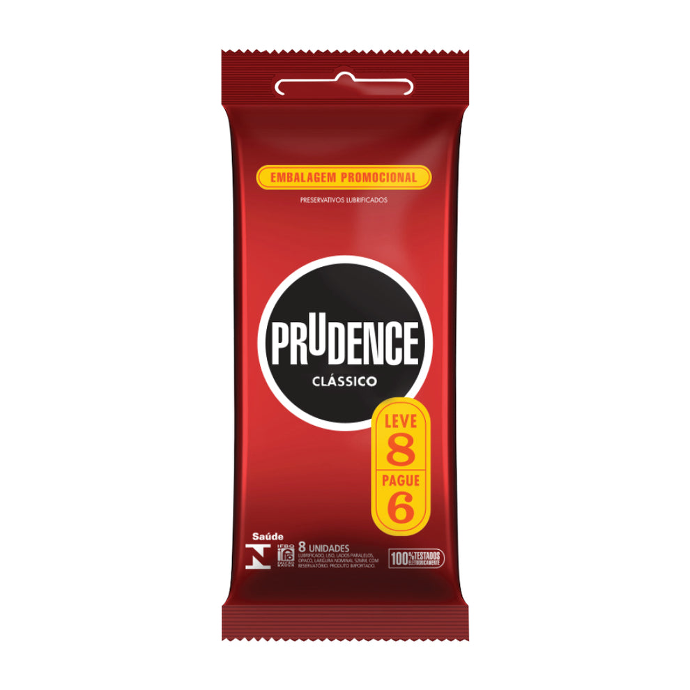Preservativo Prudence Leve 8 pague 6 unidades – DKT Brasil